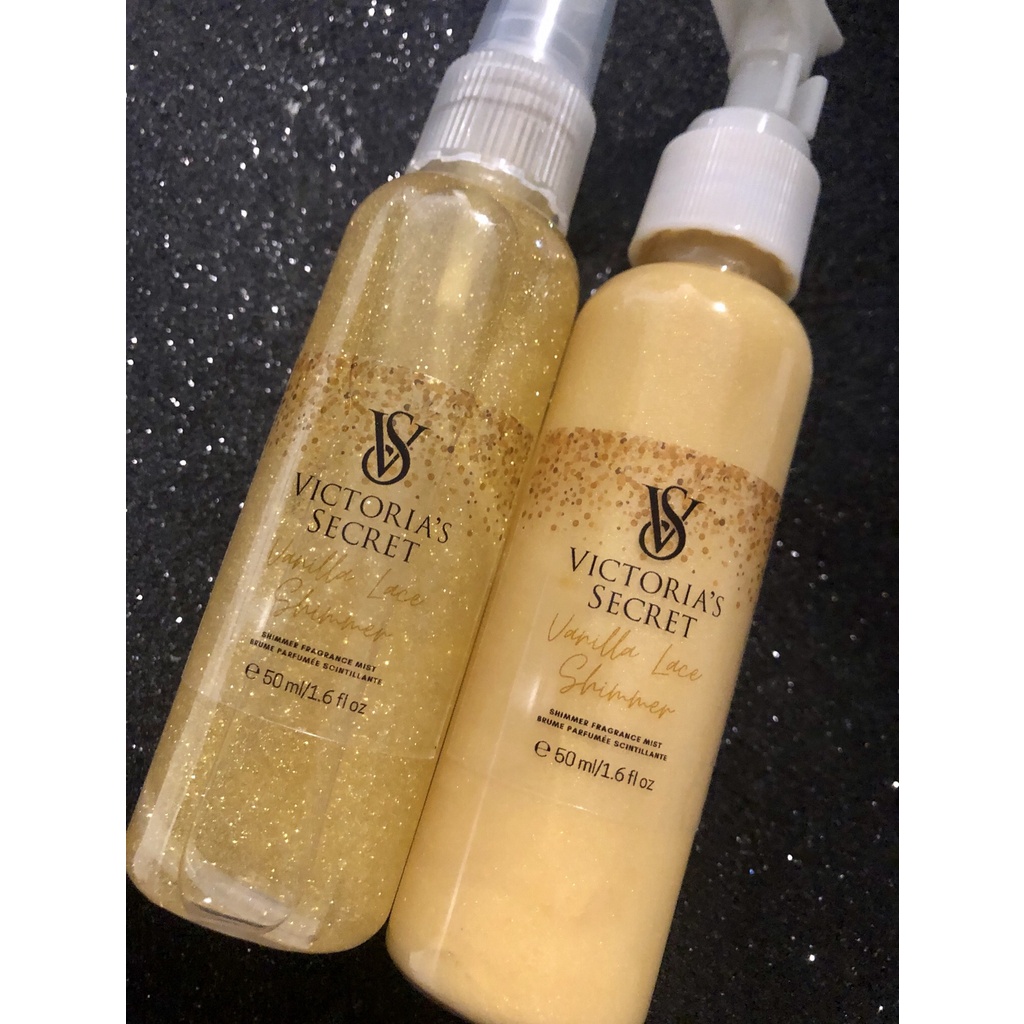 PROMOÇÃ0 MINI KIT VS Body Splash Shimmer Glitter + Creme Hidratante ...