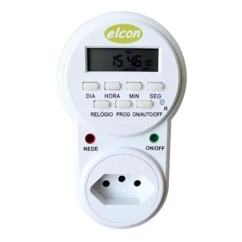 Timer Temporizador Digital Elcon Te-30 Biv | Shopee Brasil