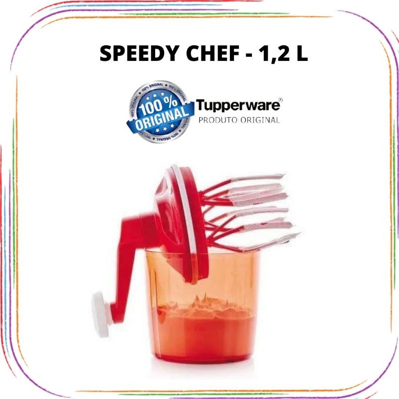 Tupperware Speedy Chef - 1,2 L | Shopee Brasil