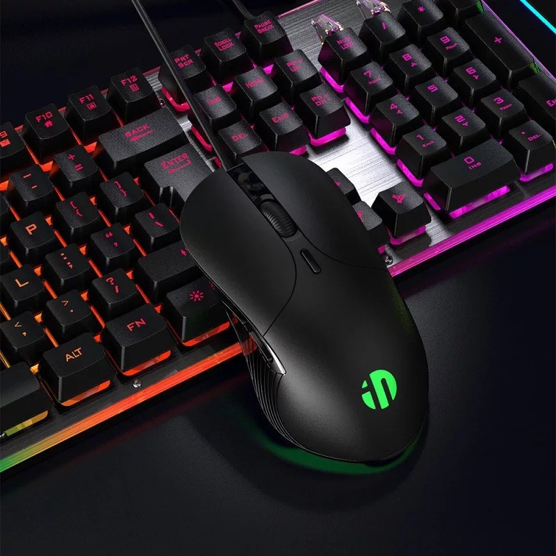 Mouse gamer Inphic LED PB1 800/1200/1600 DPI | Shopee Brasil