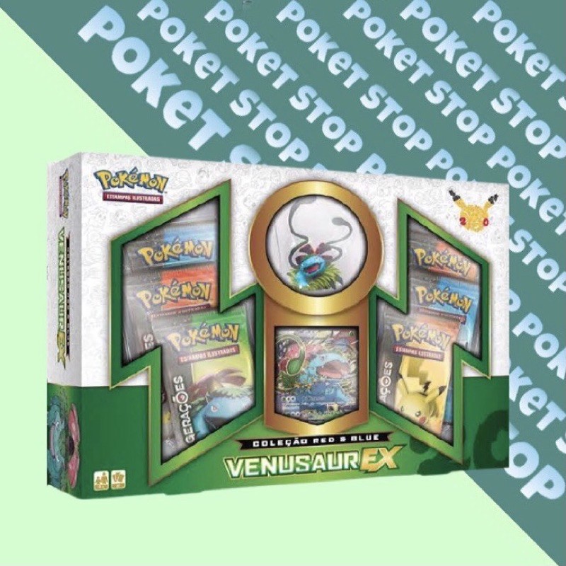 box pokemon venusaur gerações | Shopee Brasil