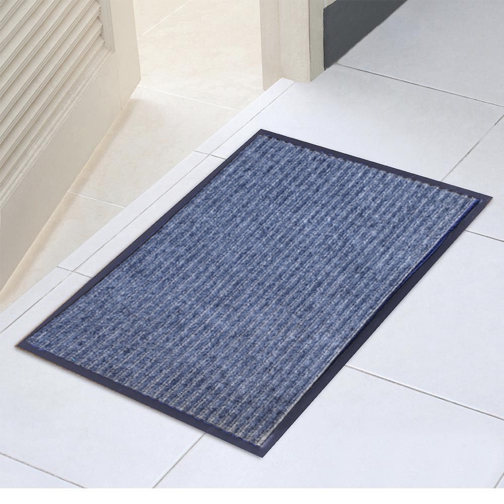 Capacho Carpete Canelado Base PVC - 40CM x 60CM | Shopee Brasil