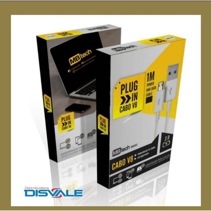 Cabo USB Plug V8 Carregador | Shopee Brasil