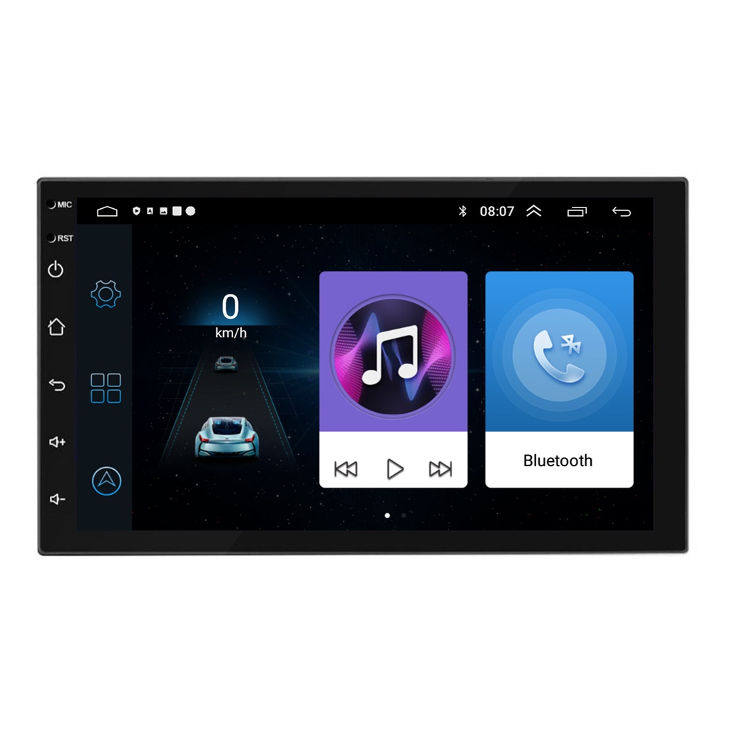 Central Multimidia Android Universal 2din 7p 16GB Carplay Android Auto | Shopee Brasil