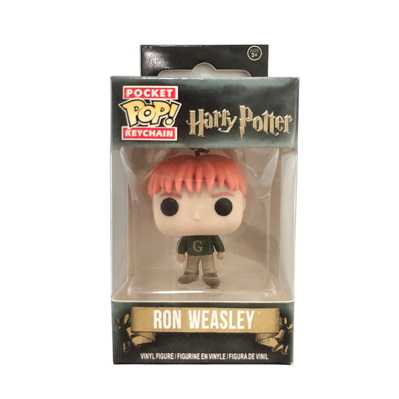 Funko Pop Chaveiro Harry Potter Ginny Ron Weasley Luna Hermione ...
