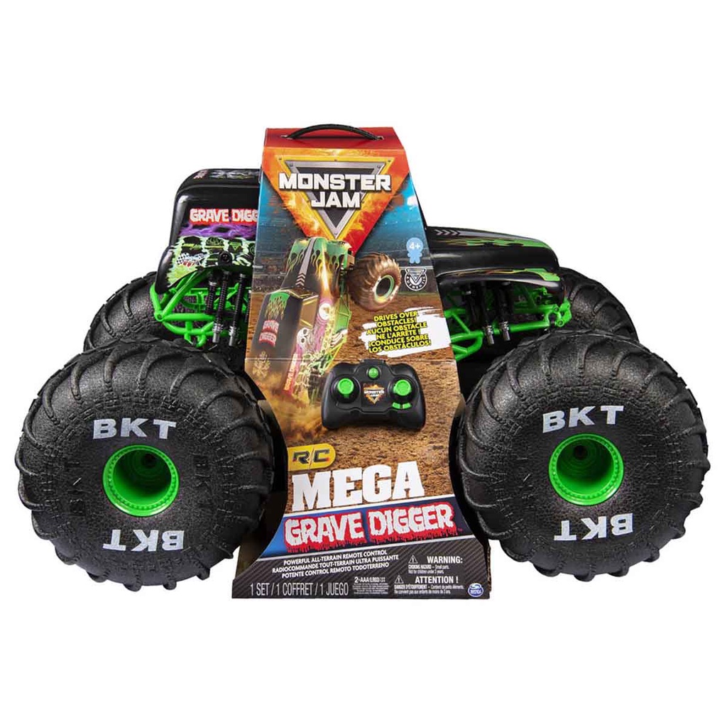 Monster Jam - Mega Grave Digger R/C | Shopee Brasil