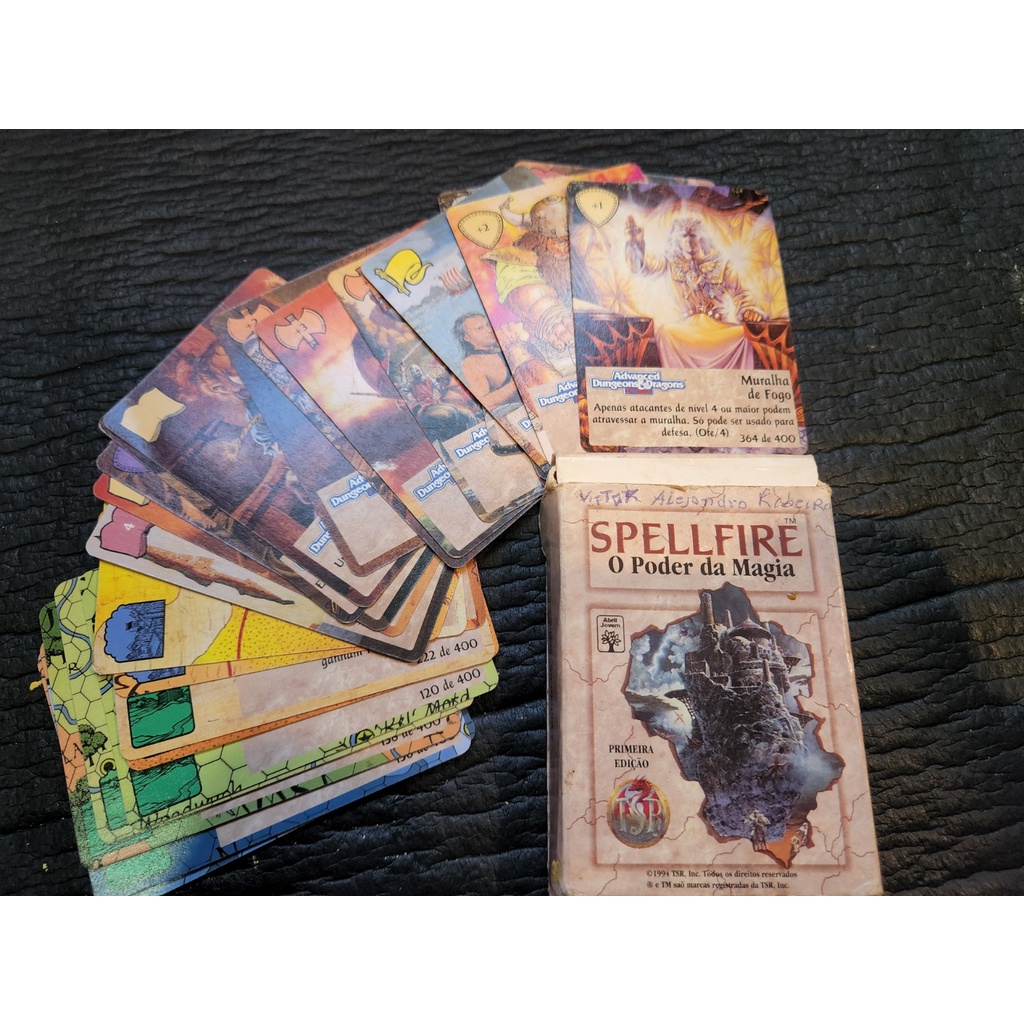 Lote 29 Cartas Spellfire Primeira Edição 1994 (raridade) | Shopee Brasil