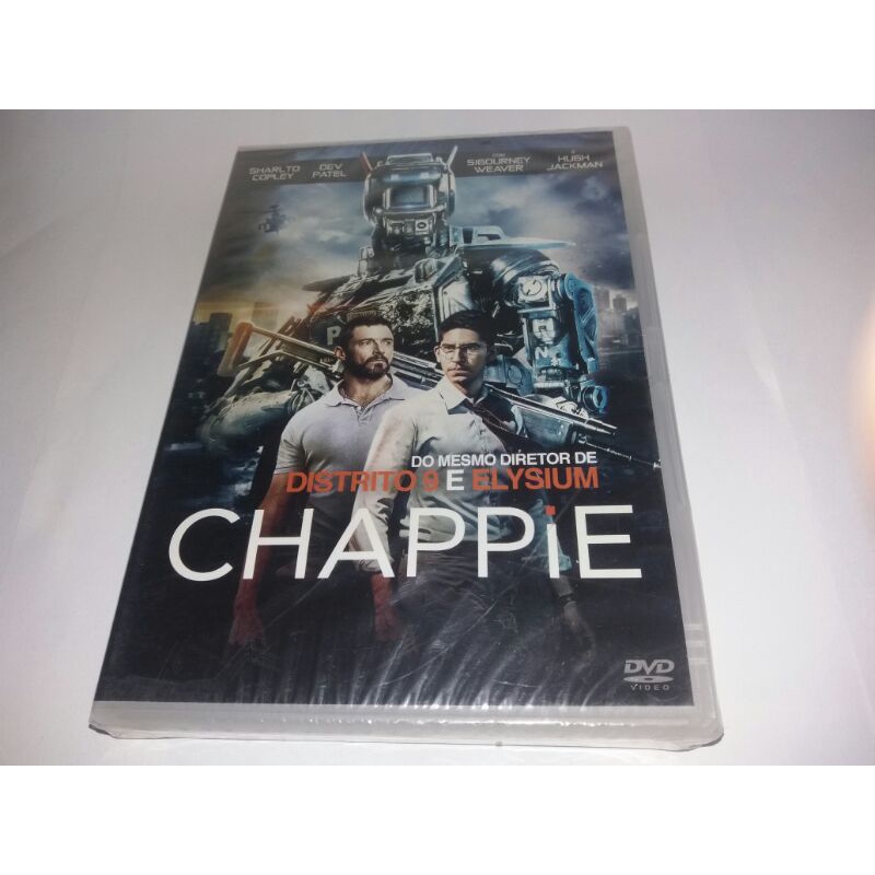 Dvd - Chappie - 2015 - Hugh Jackman - Sigourney Weaver - Dublado ...