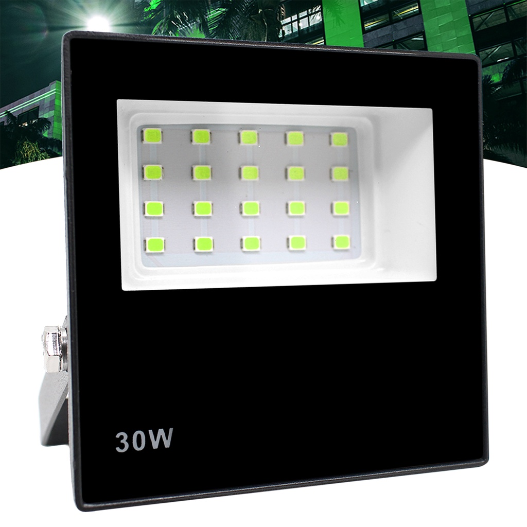 Refletor Led 30w Holofote Bivolt Prova D'água Luz Verde | Shopee Brasil