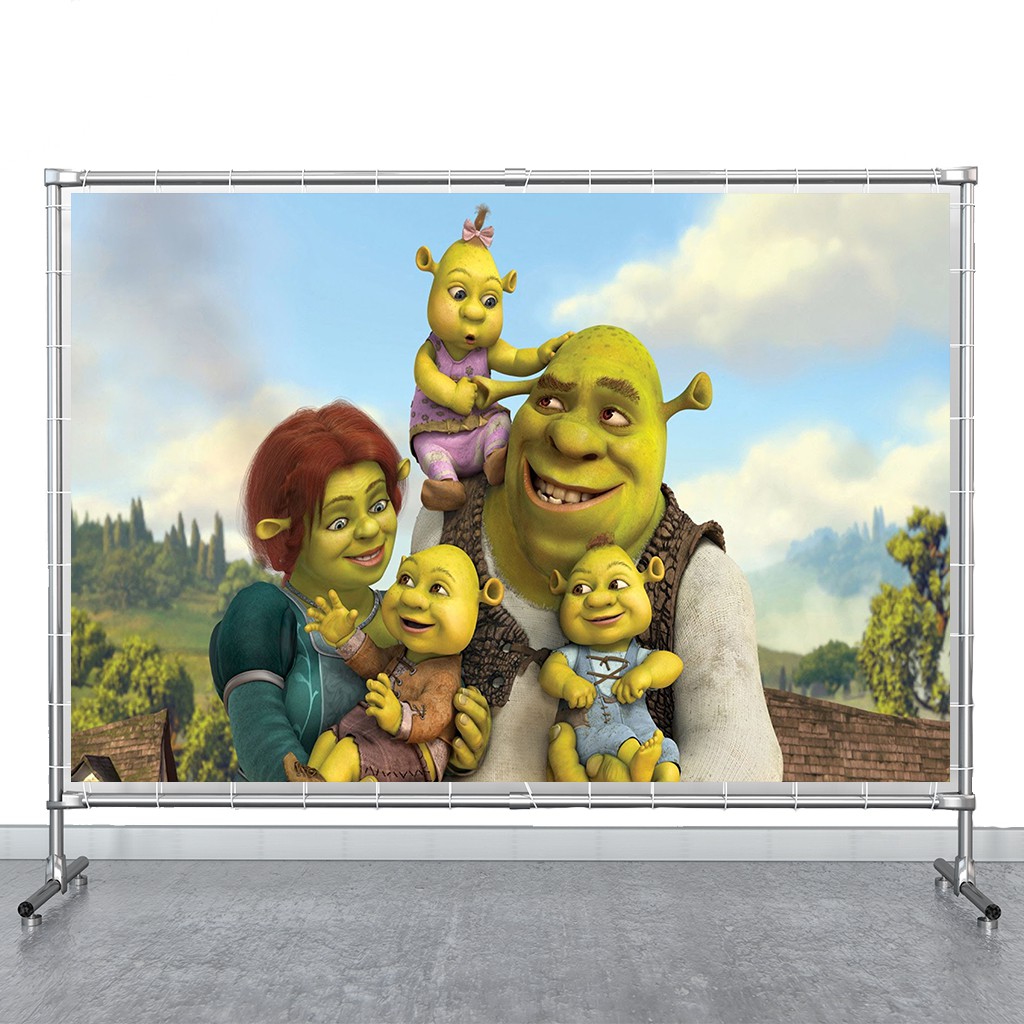 Painel de festa Shrek ant reflexo | Shopee Brasil