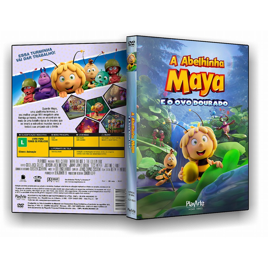 Dvd A Abelhinha Maya E O Ovo Dourado (dublado E Legendado) | Shopee Brasil