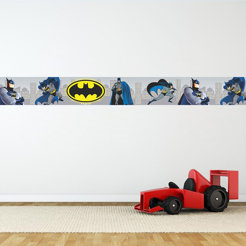 Faixa Border Adesivo de Parede Batman | Shopee Brasil