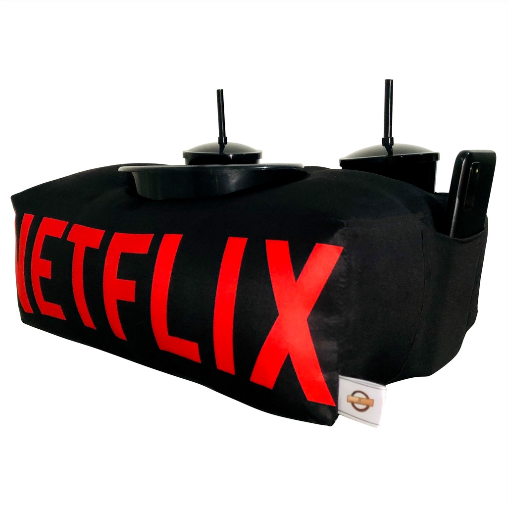 Almofada porta pipoca personalizada Netflix // Kit Cinema Netflix ...