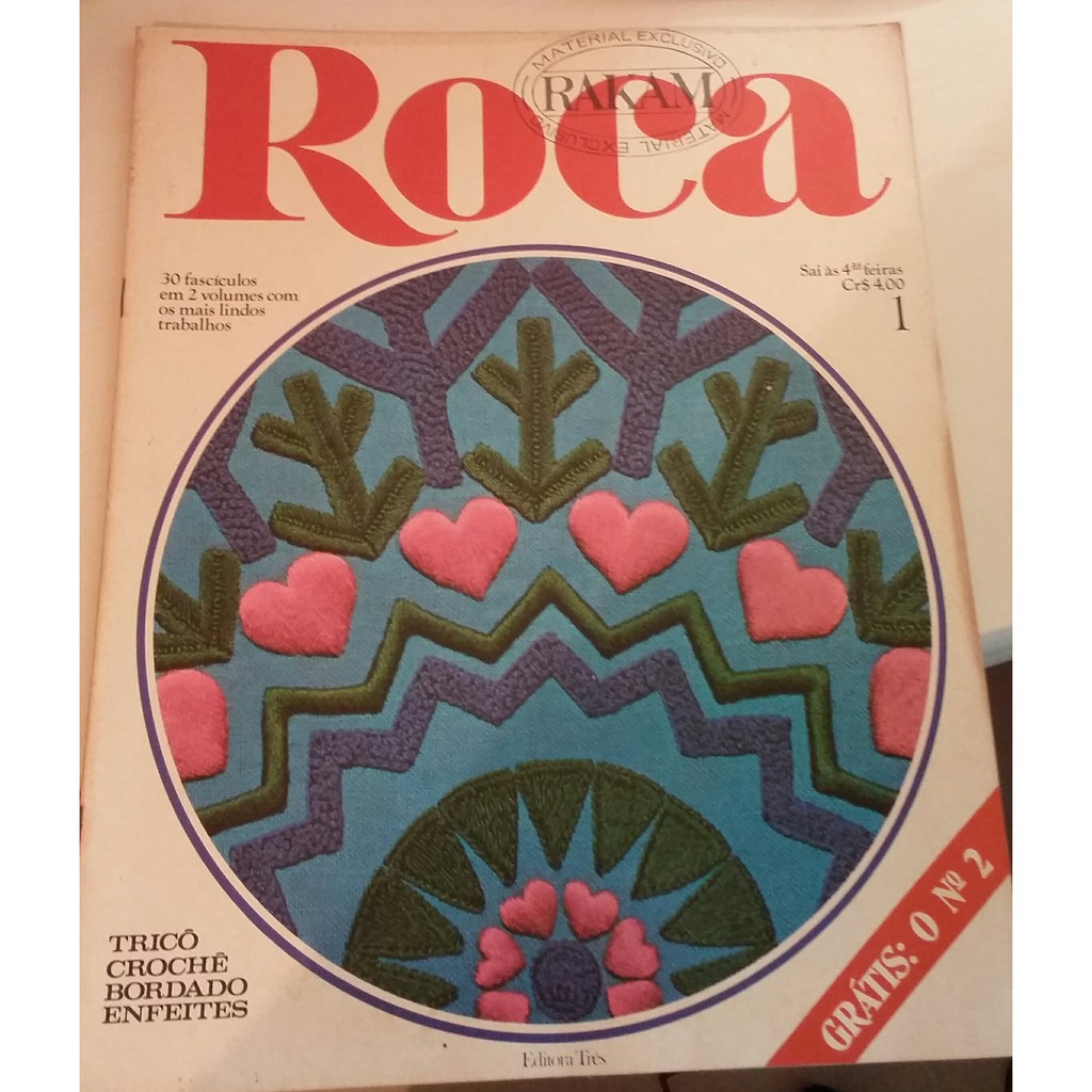 Revista Roca Nº 1 Ano 1972 | Shopee Brasil