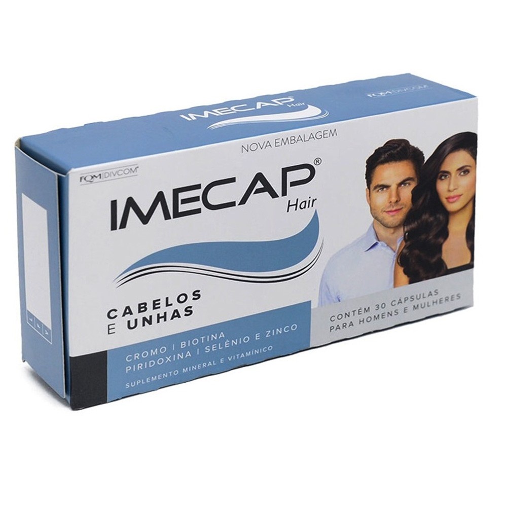Kit Imecap Hair com 30 Cápsulas | Shopee Brasil