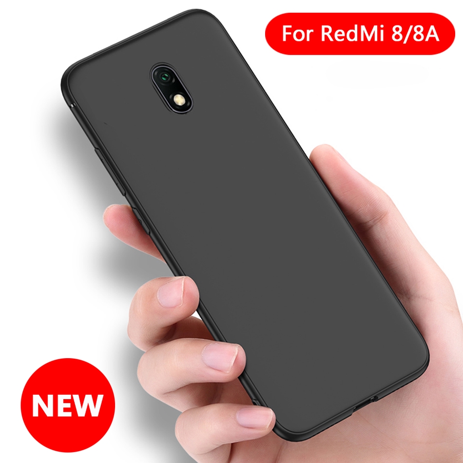 Redmi 8 Slim Case Capa De Borracha De Silicone TPU Soft Matte Para ...