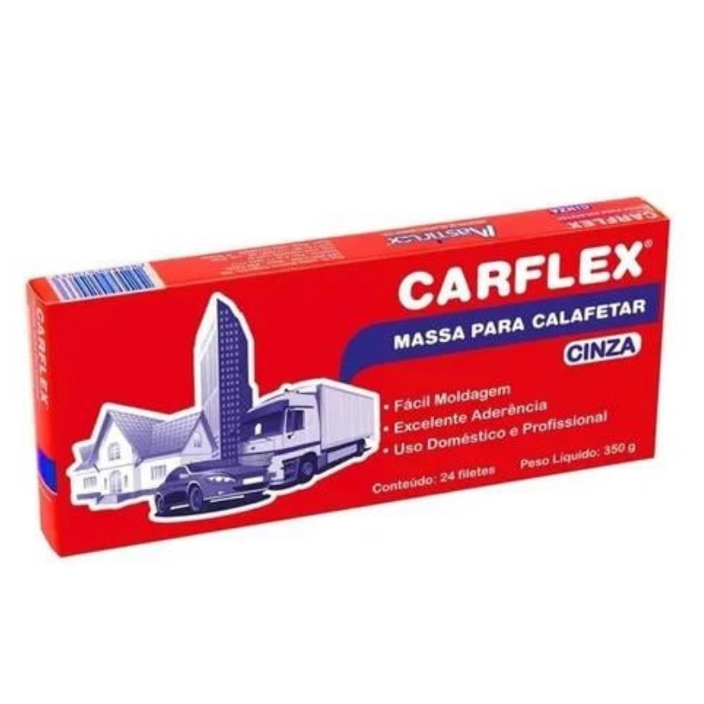Massa Calafetar Carflex 24 Filetes 350g Mastiflex Doméstico e ...
