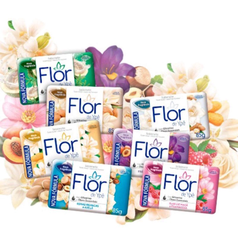 Sabonete Flor de Ype 85 gr Fragrâncias | Shopee Brasil