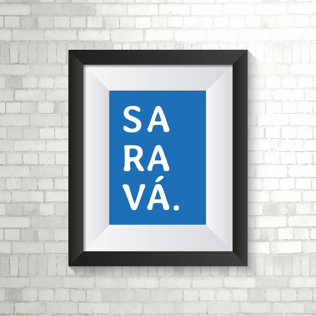 Quadro Saravá | Shopee Brasil