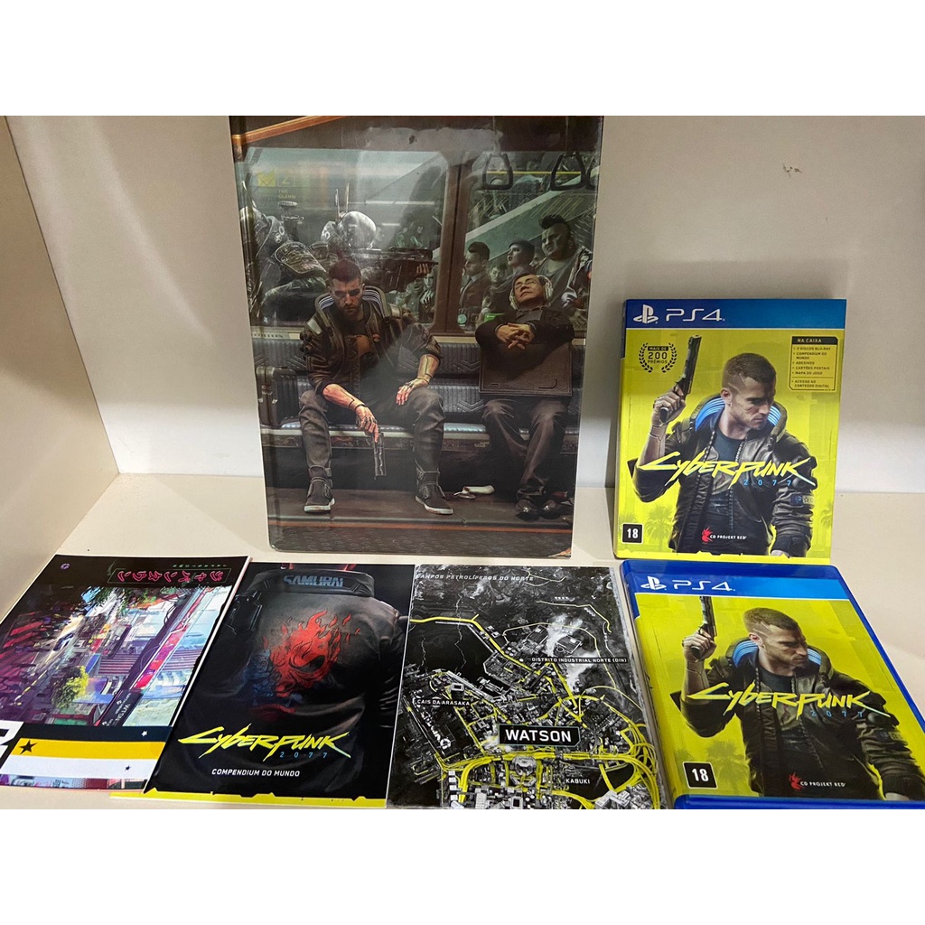 Cyberpunk 2077 PS4 Edição Especial + Guia Completo Capa Dura | Shopee ...