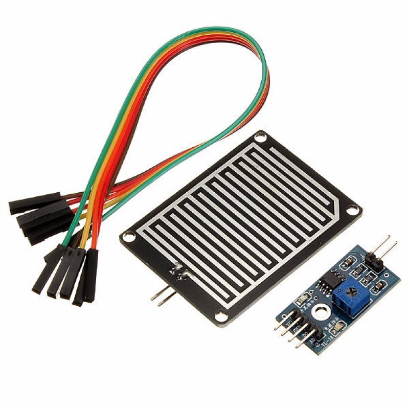 Sensor De Chuva Água C Módulo P Arduino Pic Esp32 Esp8266 Shopee