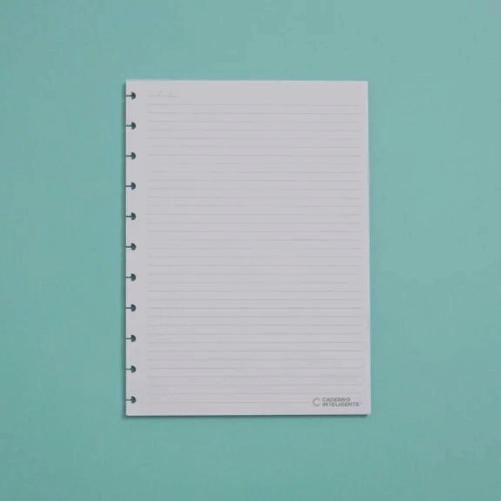 Refil Pautado Grande Caderno Inteligente | Shopee Brasil