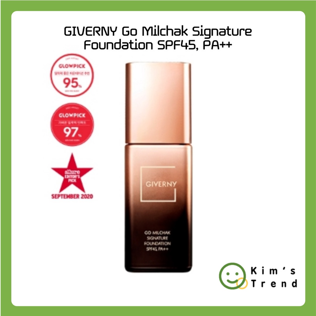 GIVERNY PONY's Pick Go Milchak Signature Foundation SPF45, PA++ (30ml ...