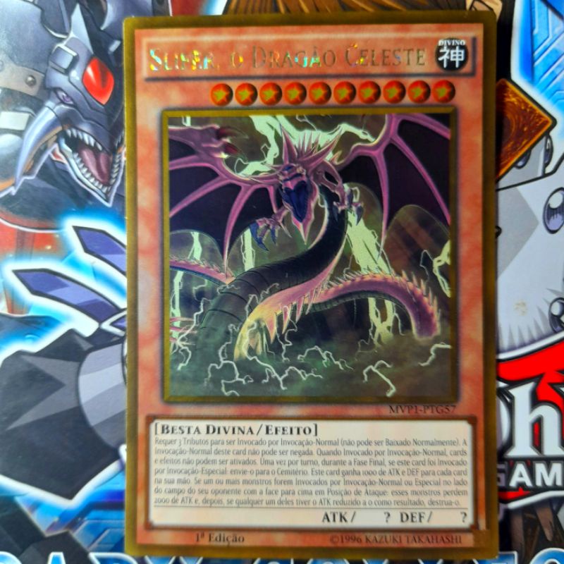 Slifer, O Dragão Celeste - Gold Rare - Original Yu-gi-oh | Shopee Brasil