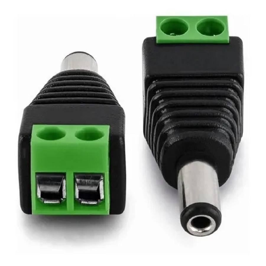 Conector Plug P4 Macho Jack Borne Para CFTV Fonte Som PCB Prototipo ...