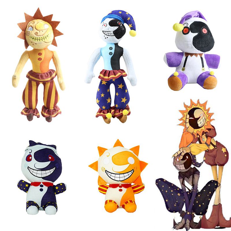 New Sundrop Moondrop Fnaf Plush Toys Daycare Attendant Five Nights At
