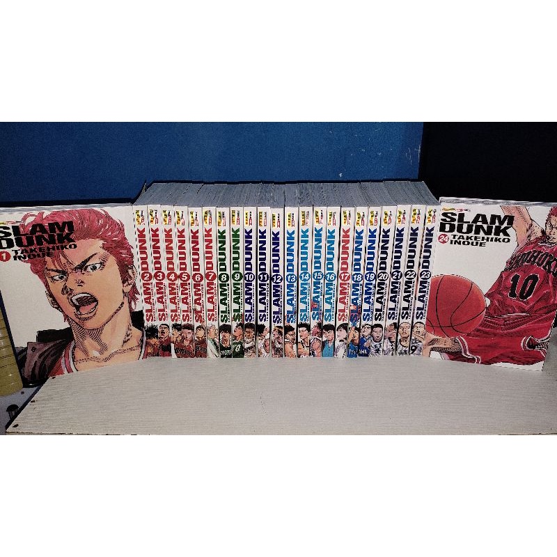 mangá Slam Dunk vol 1 ao 24 completo | Shopee Brasil