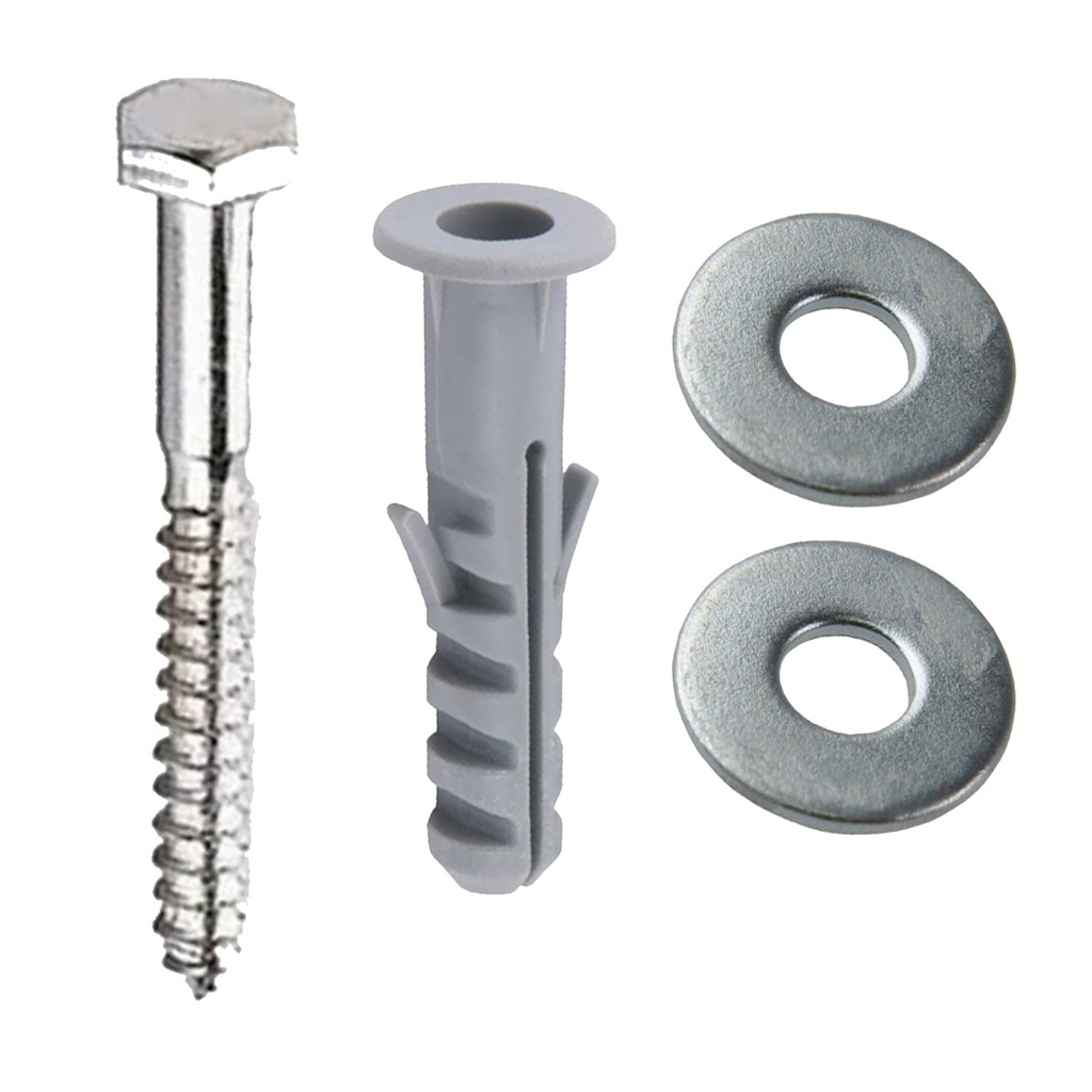 Kit Parafuso Sextavado Rosca Soberba 1 4x60 E Buchas 10 Com Aba Anel