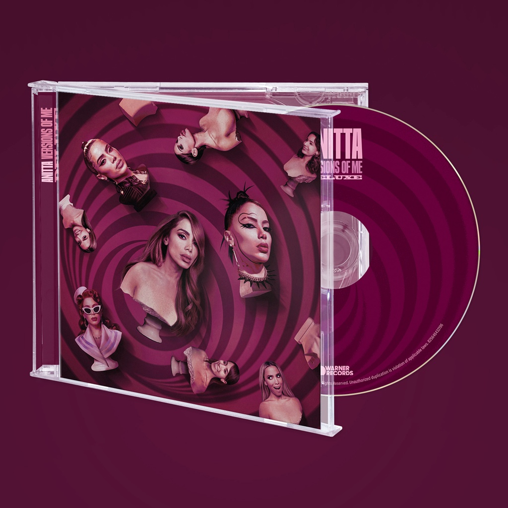 Cd Anitta Versions Of Me Deluxe Shopee Brasil