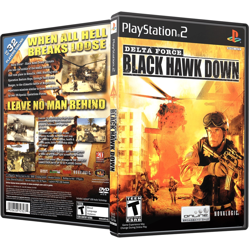 Delta Force - Black Hawk Down (USA) para ps2 | Shopee Brasil