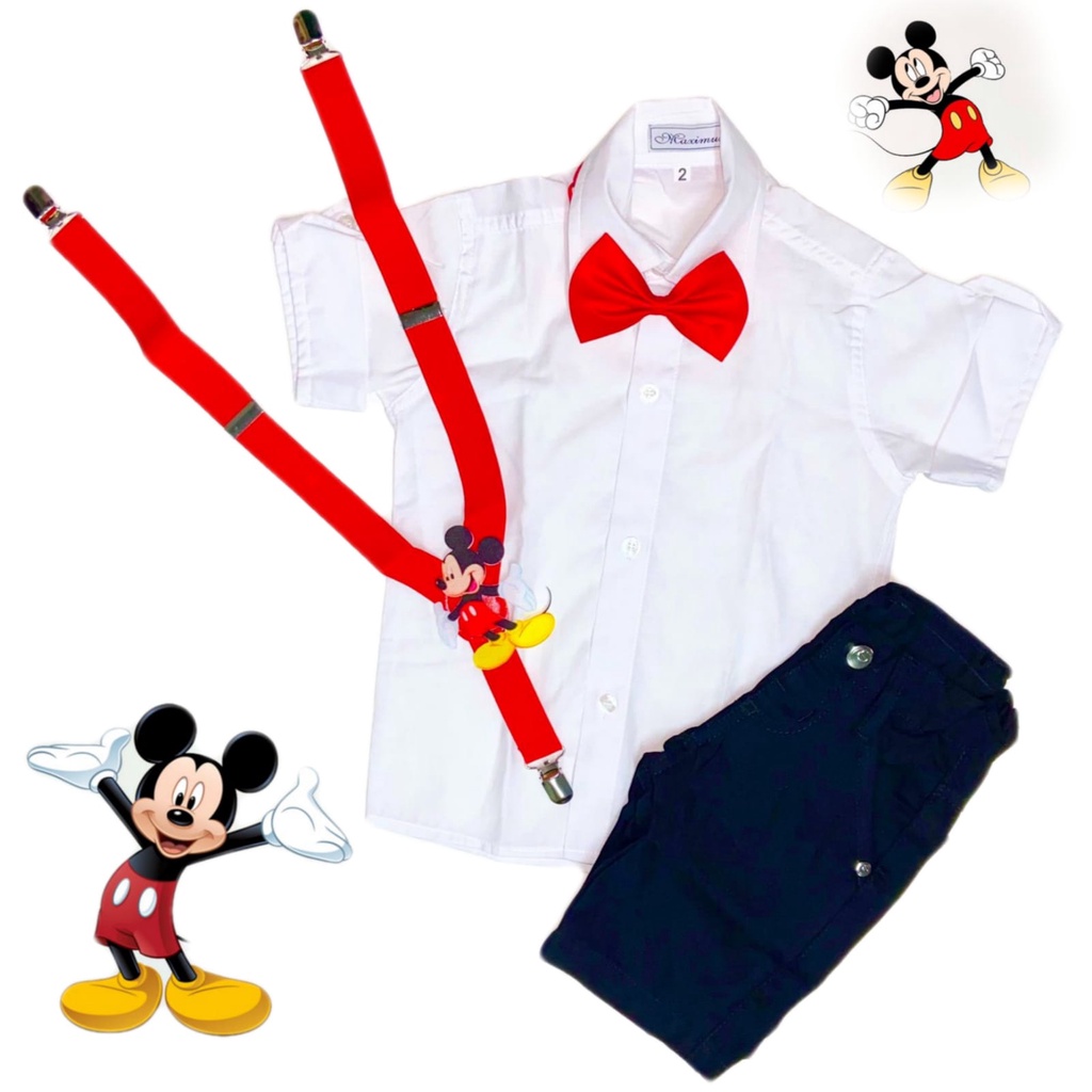 Conjunto Do Mickey Social Temático Luxo Festa De Aniversario | Shopee ...