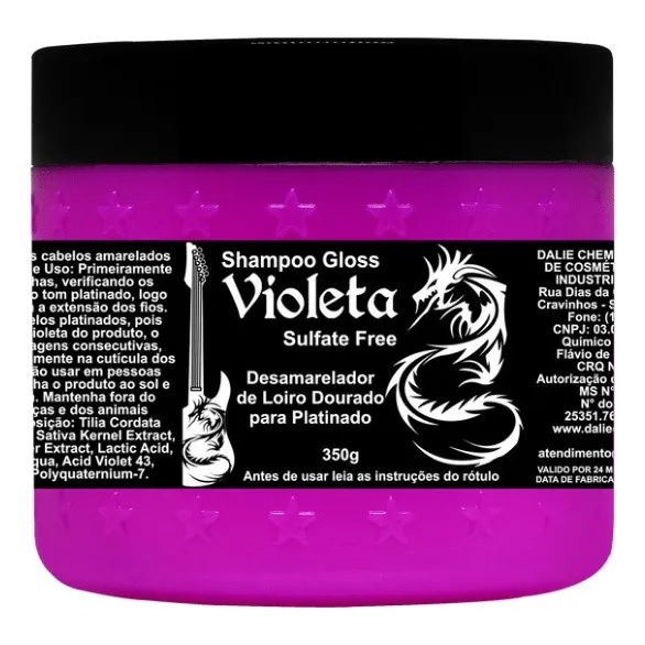 Shampoo Gloss Violeta Coiffer 350g | Shopee Brasil