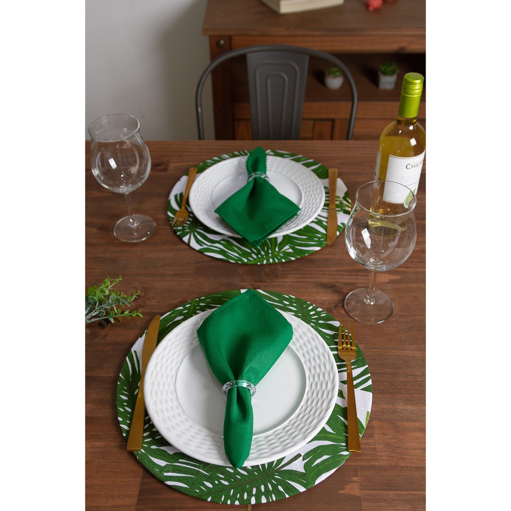 Kit Sousplat Para Mesa De 4 Lugares / Supla / Mesa Posta Costela Adão ...