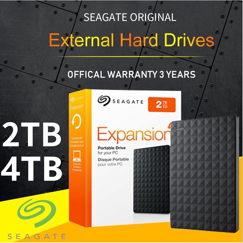 Seagate HDD 4Tb/2TB/1TB Disco Rígido Externo De 2,5 " SSD HD Portátil Para Notebook Latop ...