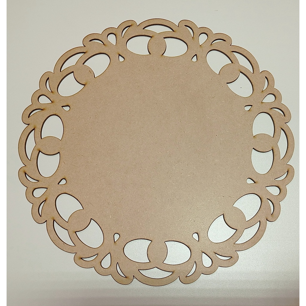 KIT50 unid Sousplat Supla Soupla Suplat arabesco 35cm MDF | Shopee Brasil