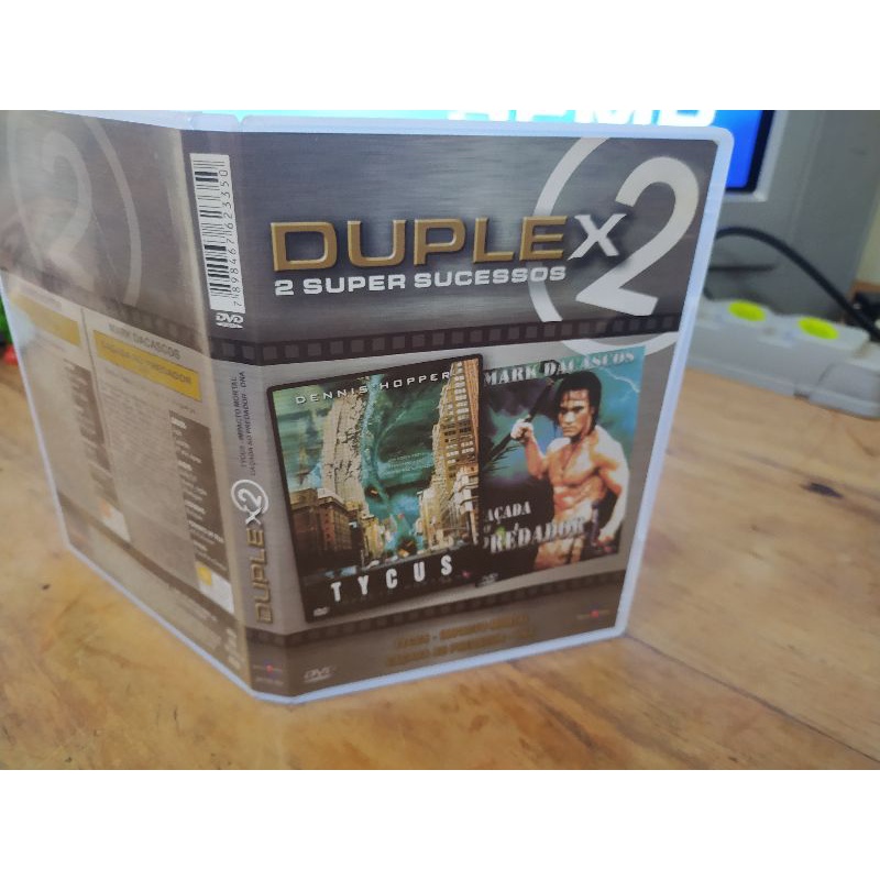 DVD Duplex Tycus Impacto Mortal Caçada Ao Predador (2 Filmes em um ...