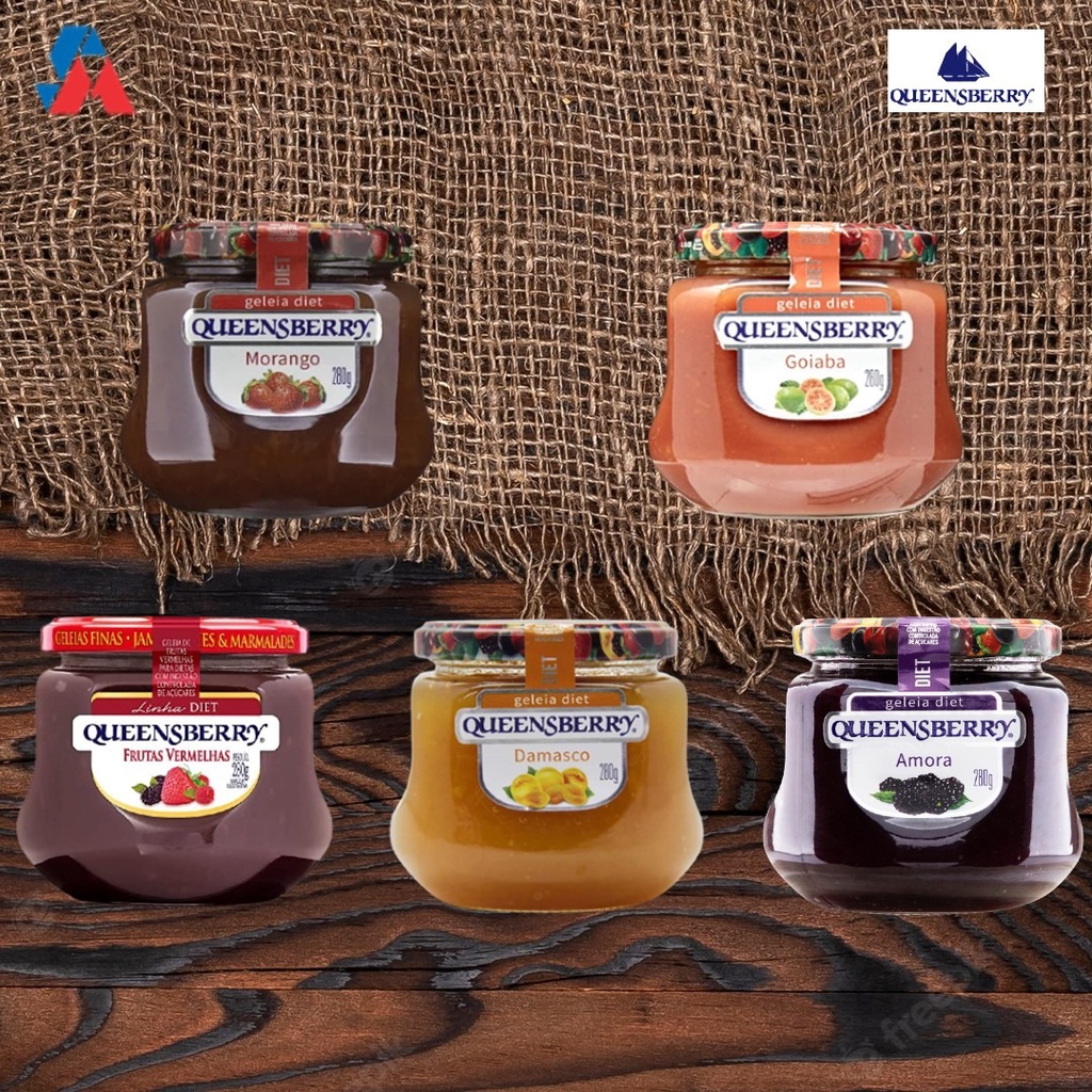 QUEENSBERRY - Linha Diet - Diversos - 280g | Shopee Brasil
