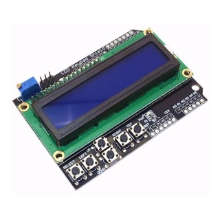 Display Lcd Keypad Shield 16x2 Teclado Botoes Arduino | Shopee Brasil