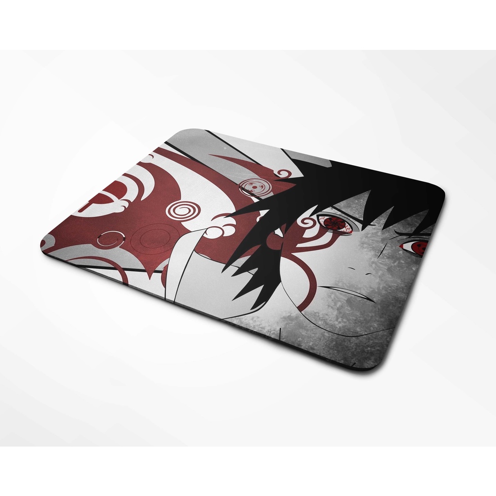Mouse Pad Sasuke Uchiha Naruto Anime | Shopee Brasil
