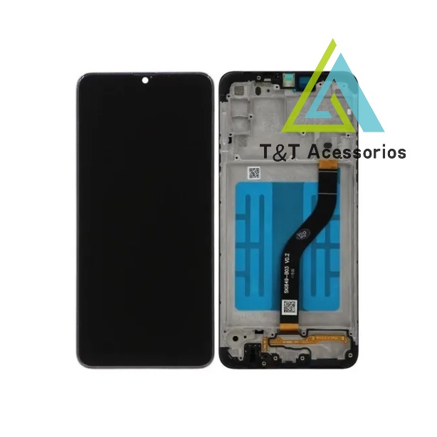 Frontal Display Tela Lcd Touch A20S A207 Com Aro Original | Shopee Brasil