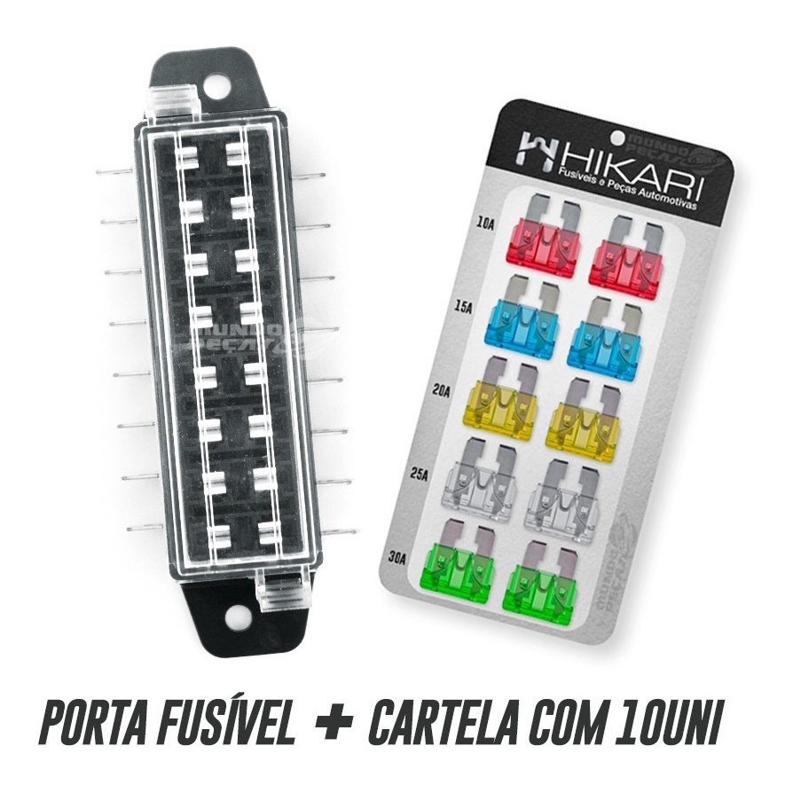 Caixa Porta Fusivel Universal Automotivo 8 Vias Fueltech Mta | Shopee ...
