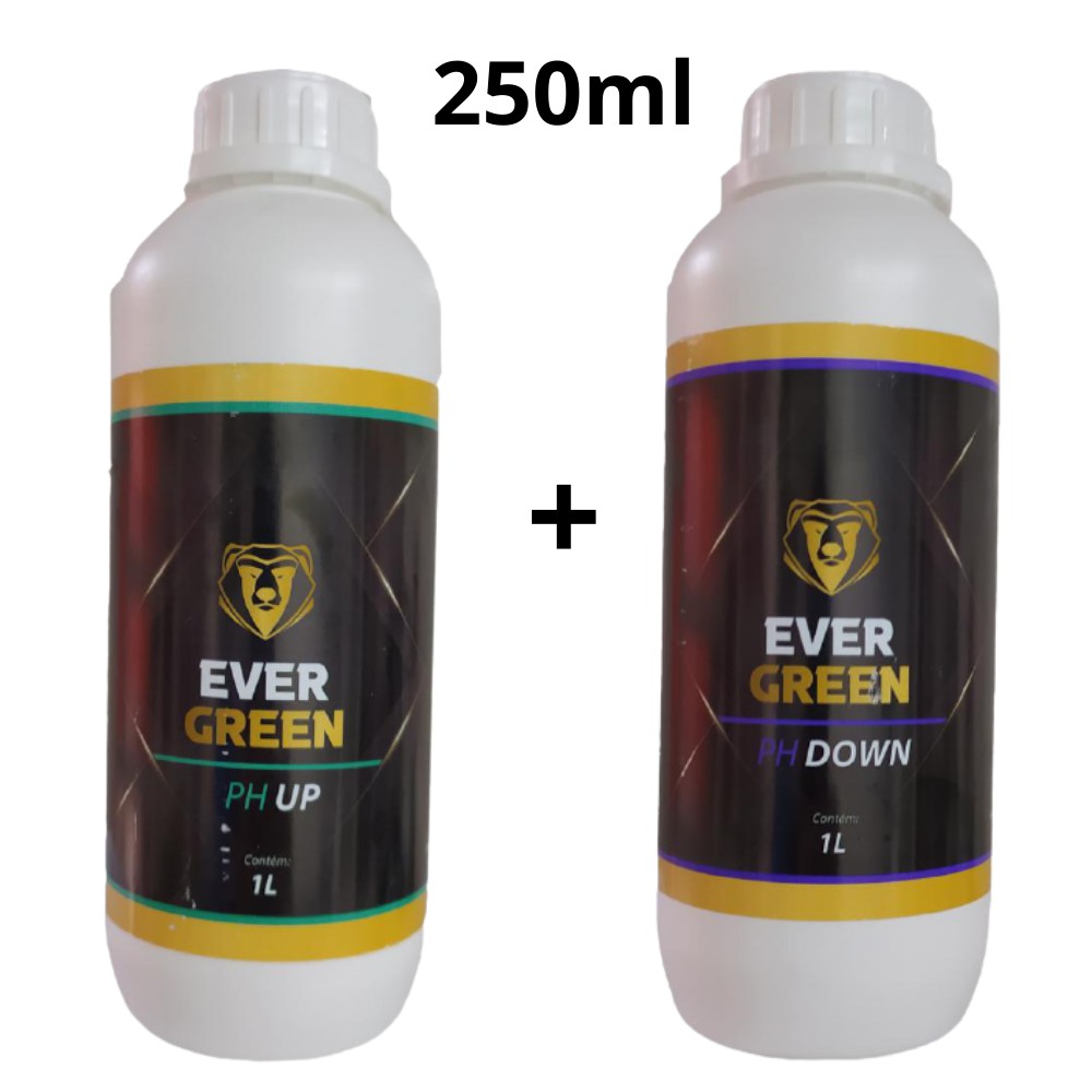 Kit Regulador Ph Up E Ph Down 250ml Cultivo Indoor Grow | Shopee Brasil
