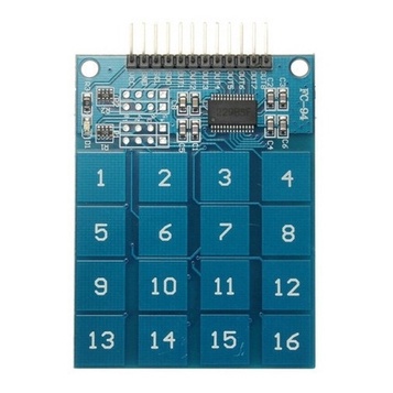 Teclado Digital Touch Capacitivo De 16 Teclas Ttp229 Arduino | Shopee ...