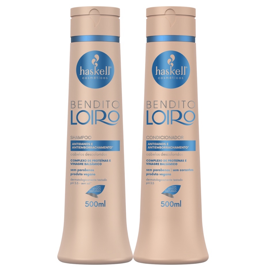 Kit Bendito Loiro Haskell- Shampoo e Condicionador | Shopee Brasil