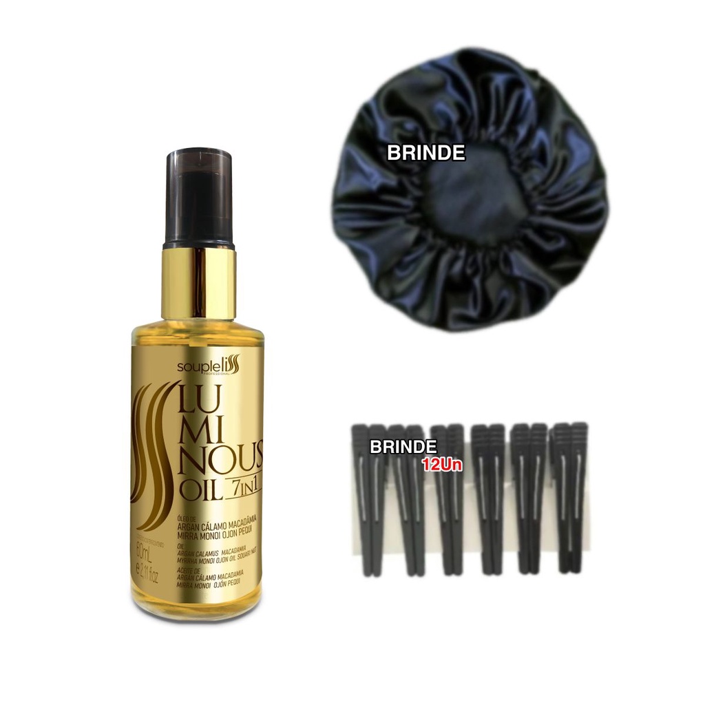 Luminous Oil 60 ML 7 in 1 Soupleliss +BRINDE | Shopee Brasil