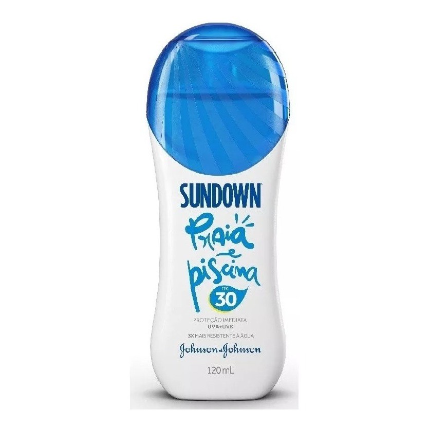 Protetor Solar Sundown Fps 30 Praia E Piscina 120ml | Shopee Brasil